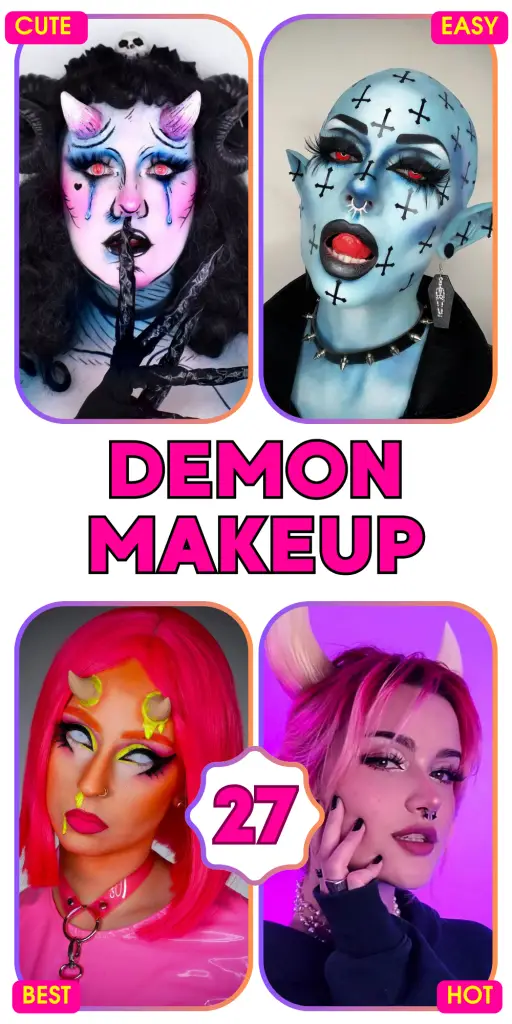 27 Sinister Demon Makeup Ideas: Dark and Easy Looks for Halloween