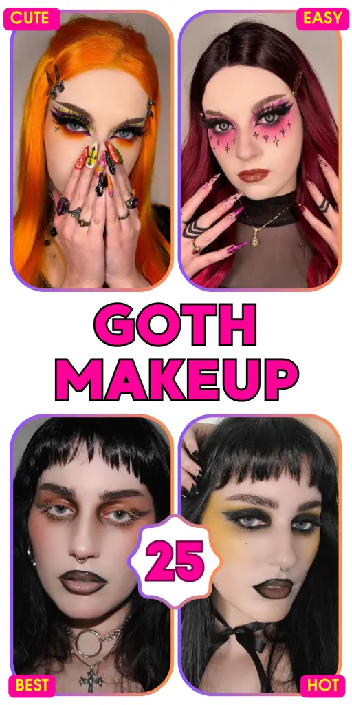 25 Goth Makeup Ideas: From Subtle to Glamorous Looks