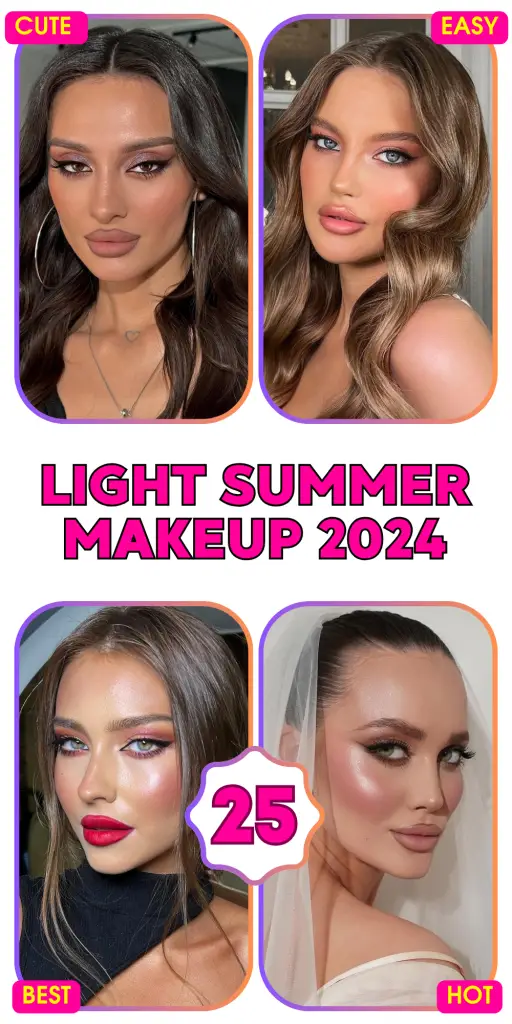 25 Light Summer Makeup Ideas 2024: Natural Looks and Korean Palettes