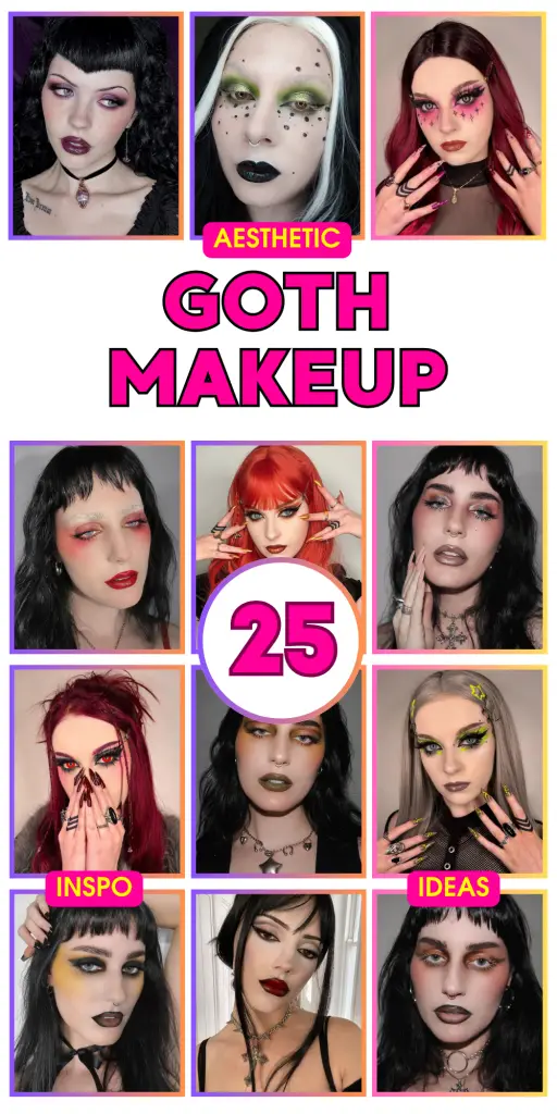 25 Goth Makeup Ideas: From Subtle to Glamorous Looks
