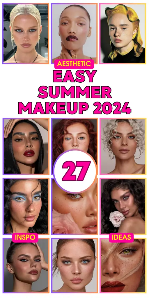 27 Easy Summer Makeup Looks 2024: Quick Natural Tutorials for Beginners