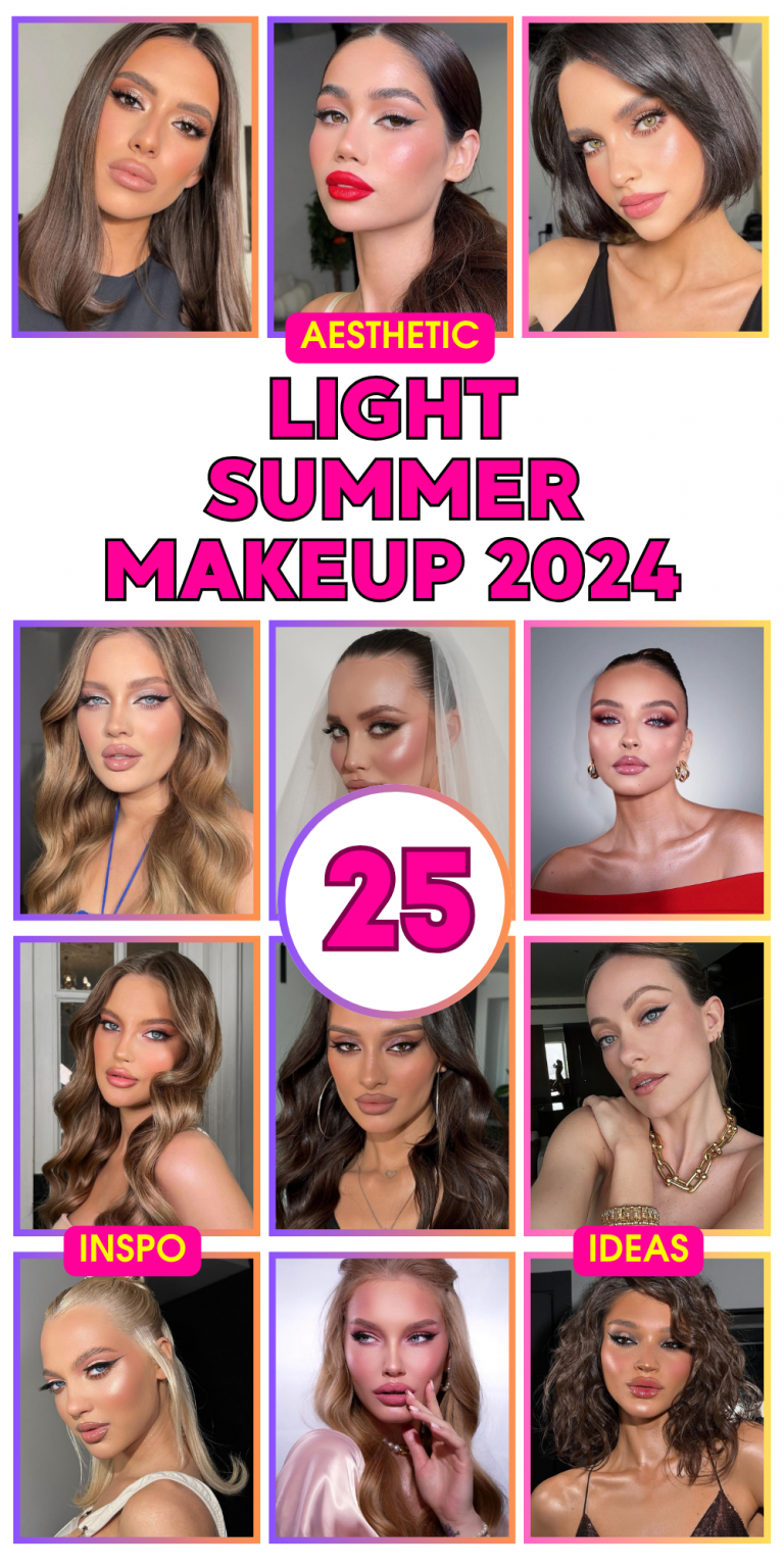 25 Light Summer Makeup Ideas 2024: Natural Looks and Korean Palettes