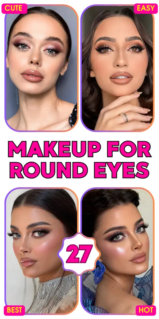 27 Makeup Ideas for Round Eyes - Enhance Your Shape with Easy, Glam ...