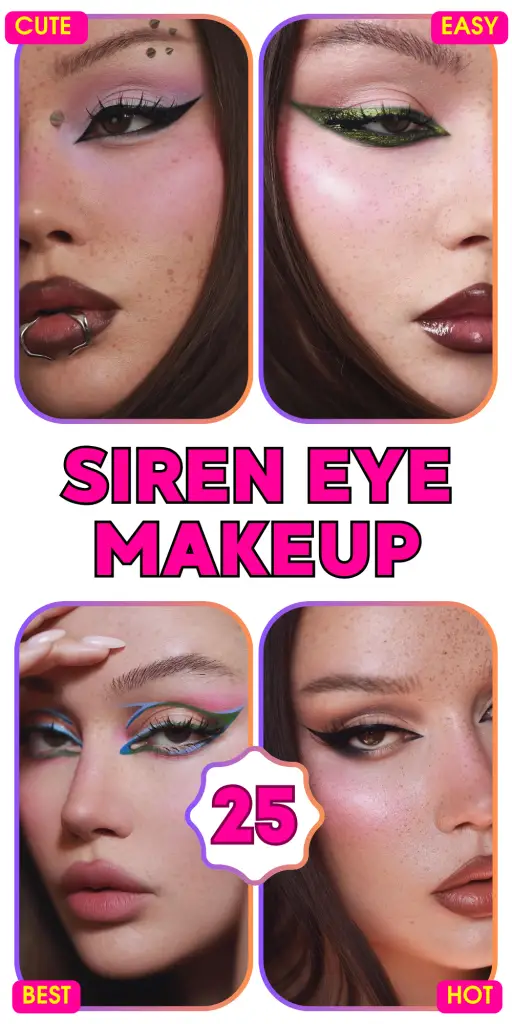 Siren Eye Makeup: 25 Captivating Ideas for Dark, Smokey, and Everyday Looks
