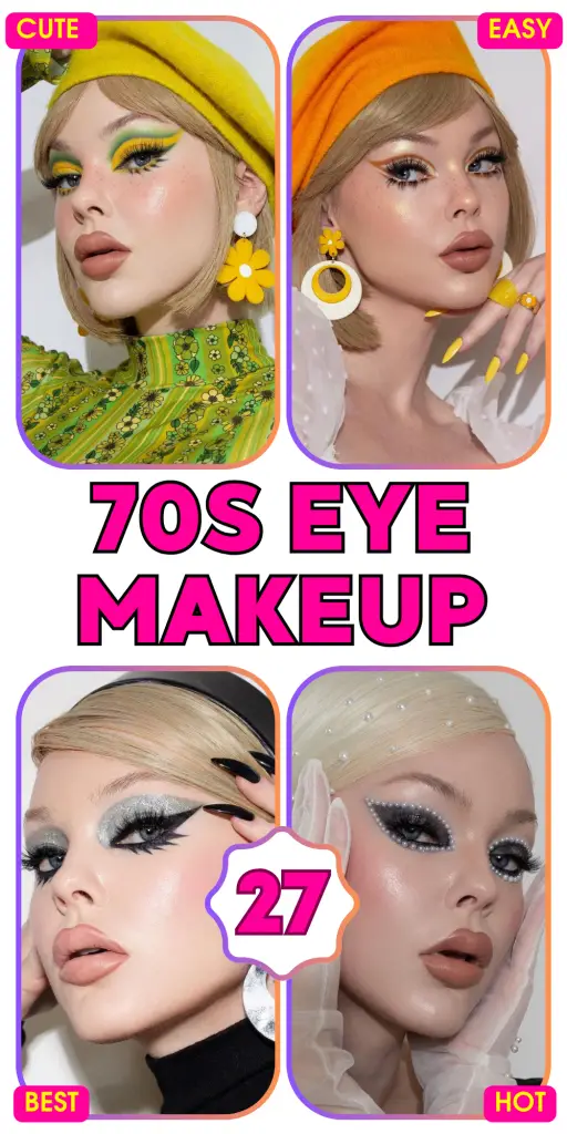 70s Eye Makeup: 27 Groovy Ideas - Disco, Hippie, and Glam Looks with ...