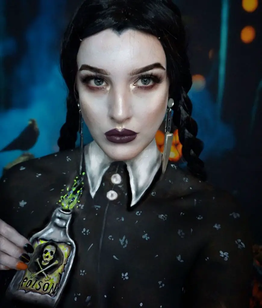27 Easy Wednesday Addams Makeup Ideas: Tutorials and DIY Inspiration ...