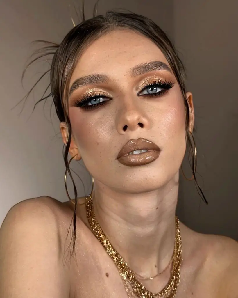 31 Stunning Gold Eye Makeup Looks - Perfect for Weddings, Prom, and ...