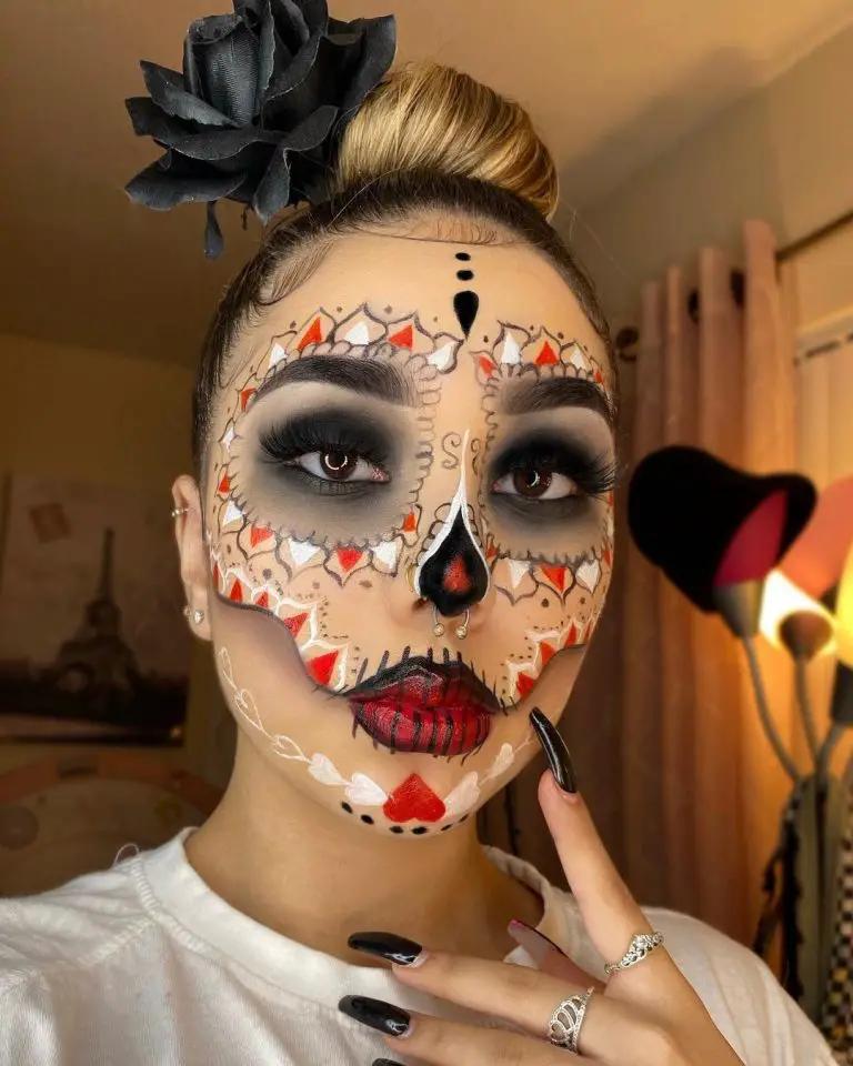27 Sugar Skull Makeup Ideas: Easy and Pretty Tutorials for Women