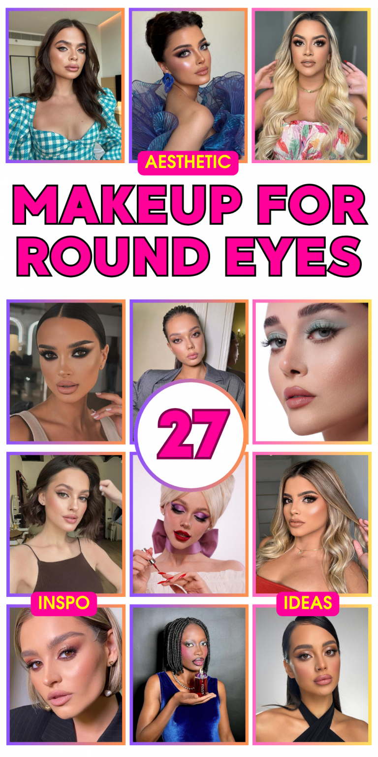 27 Makeup Ideas for Round Eyes - Enhance Your Shape with Easy, Glam ...