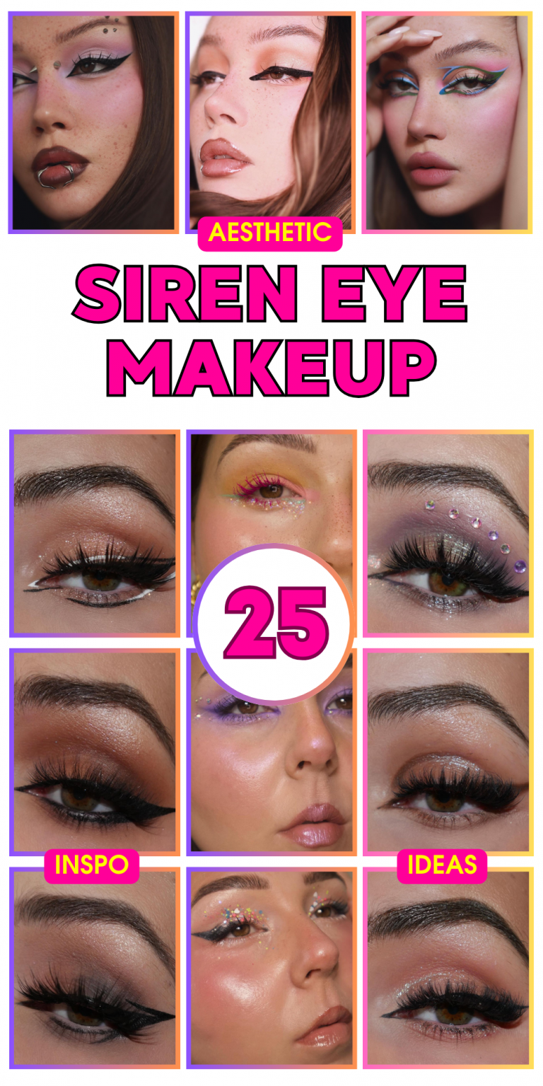 Siren Eye Makeup: 25 Captivating Ideas for Dark, Smokey, and Everyday Looks
