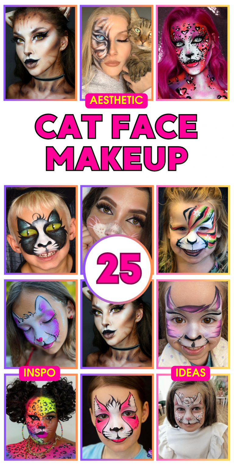 25 Cat Face Makeup Ideas: Cute, Easy, and Elegant Halloween Looks