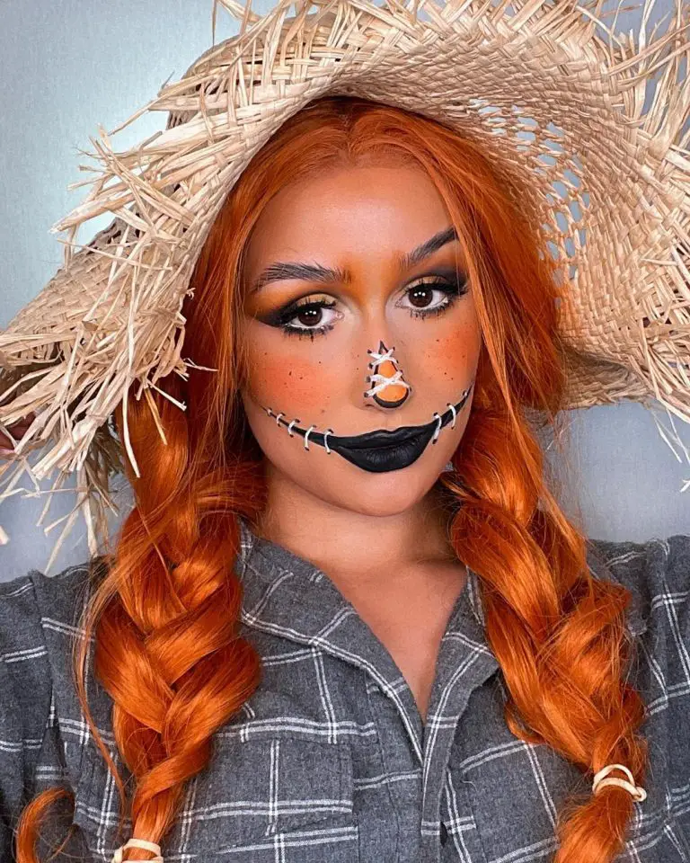 25 Scarecrow Makeup Ideas: Cute and Easy Halloween Looks for Women and Kids