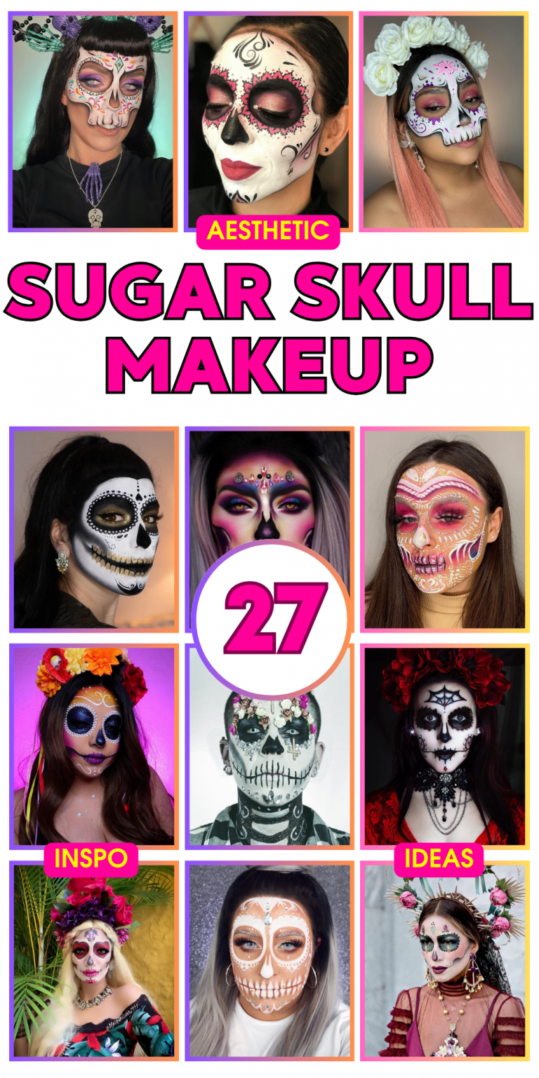 27 Sugar Skull Makeup Ideas: Easy and Pretty Tutorials for Women
