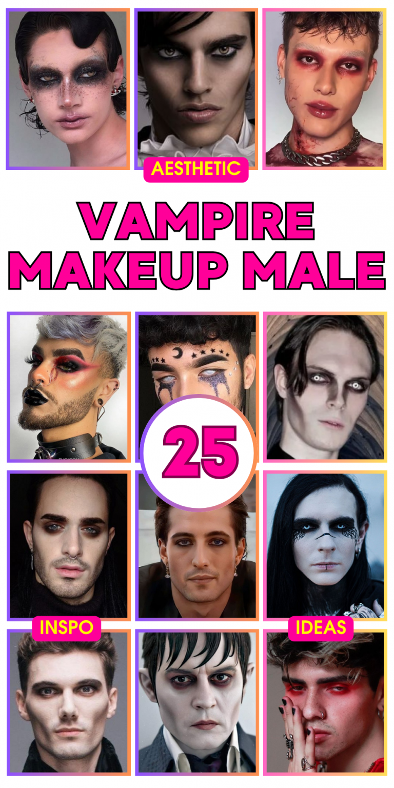 25 Vampire Makeup Ideas for Men: Easy and Gothic Looks for Halloween