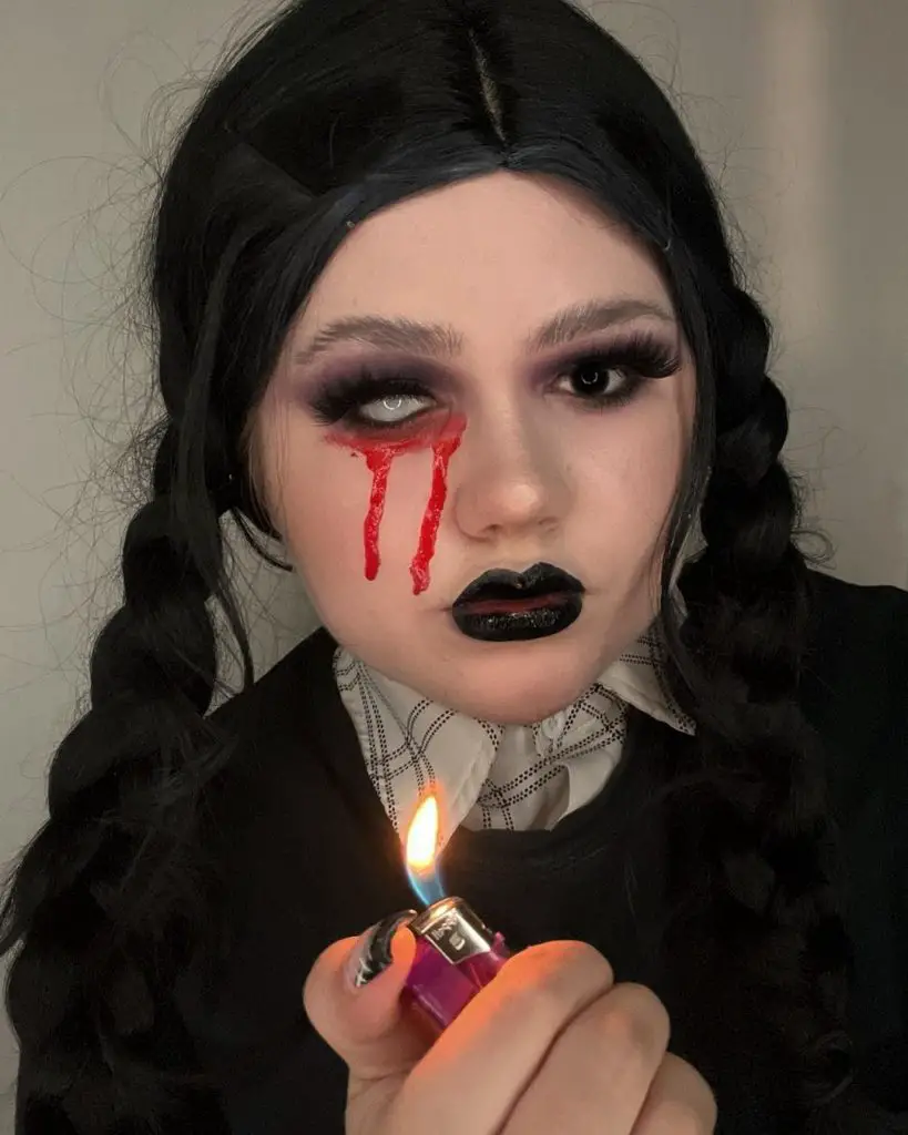 27 Easy Wednesday Addams Makeup Ideas: Tutorials and DIY Inspiration ...
