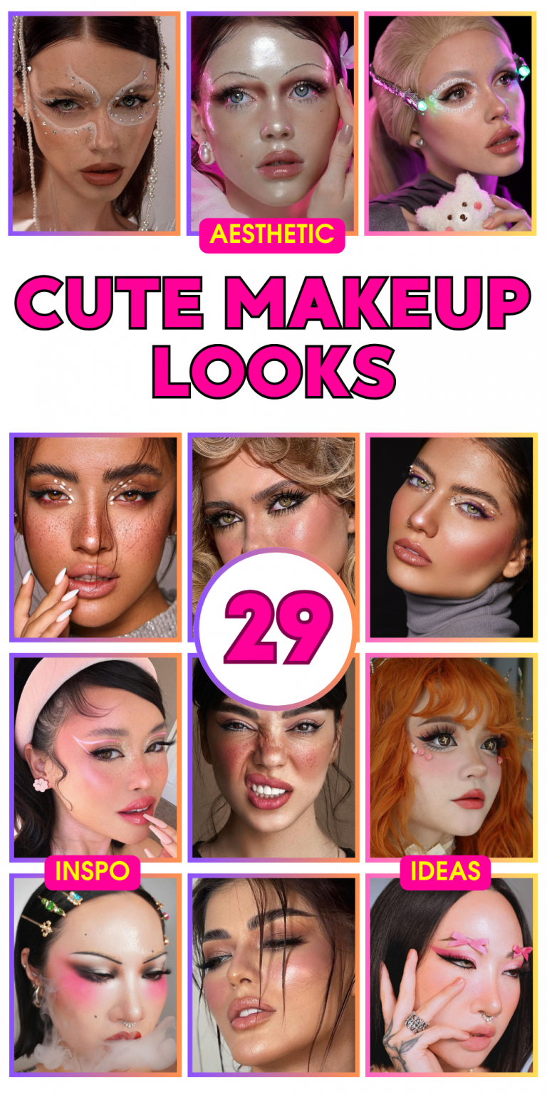 29 Cute Makeup Looks: Natural, Colorful, and Easy Ideas for Every Occasion