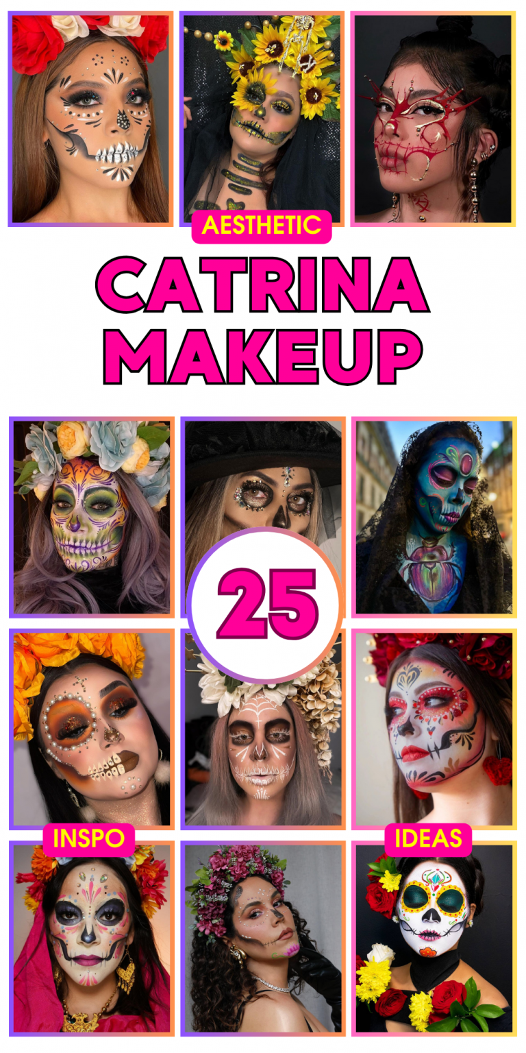 Catrina Makeup: 25 Stunning and Easy Ideas for a Mexican Halloween Look