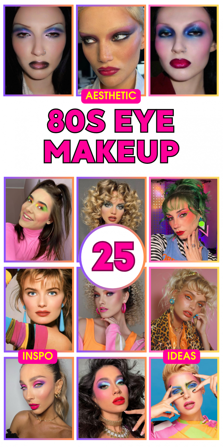 80s Eye Makeup: 25 Bold Ideas - Easy Tutorials, Glam Rock Looks, and More