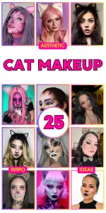25 Cat Makeup Ideas: Easy, Pretty, and Realistic Looks for Halloween
