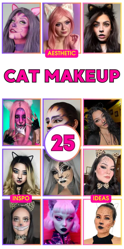 25 Cat Makeup Ideas: Easy, Pretty, and Realistic Looks for Halloween