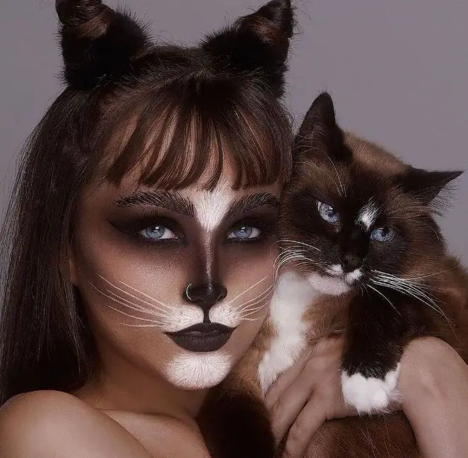 25 Cat Face Makeup Ideas: Cute, Easy, and Elegant Halloween Looks