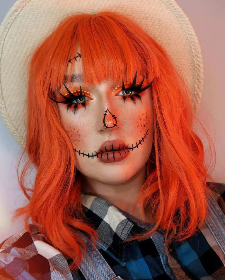 25 Scarecrow Makeup Ideas: Cute and Easy Halloween Looks for Women and Kids