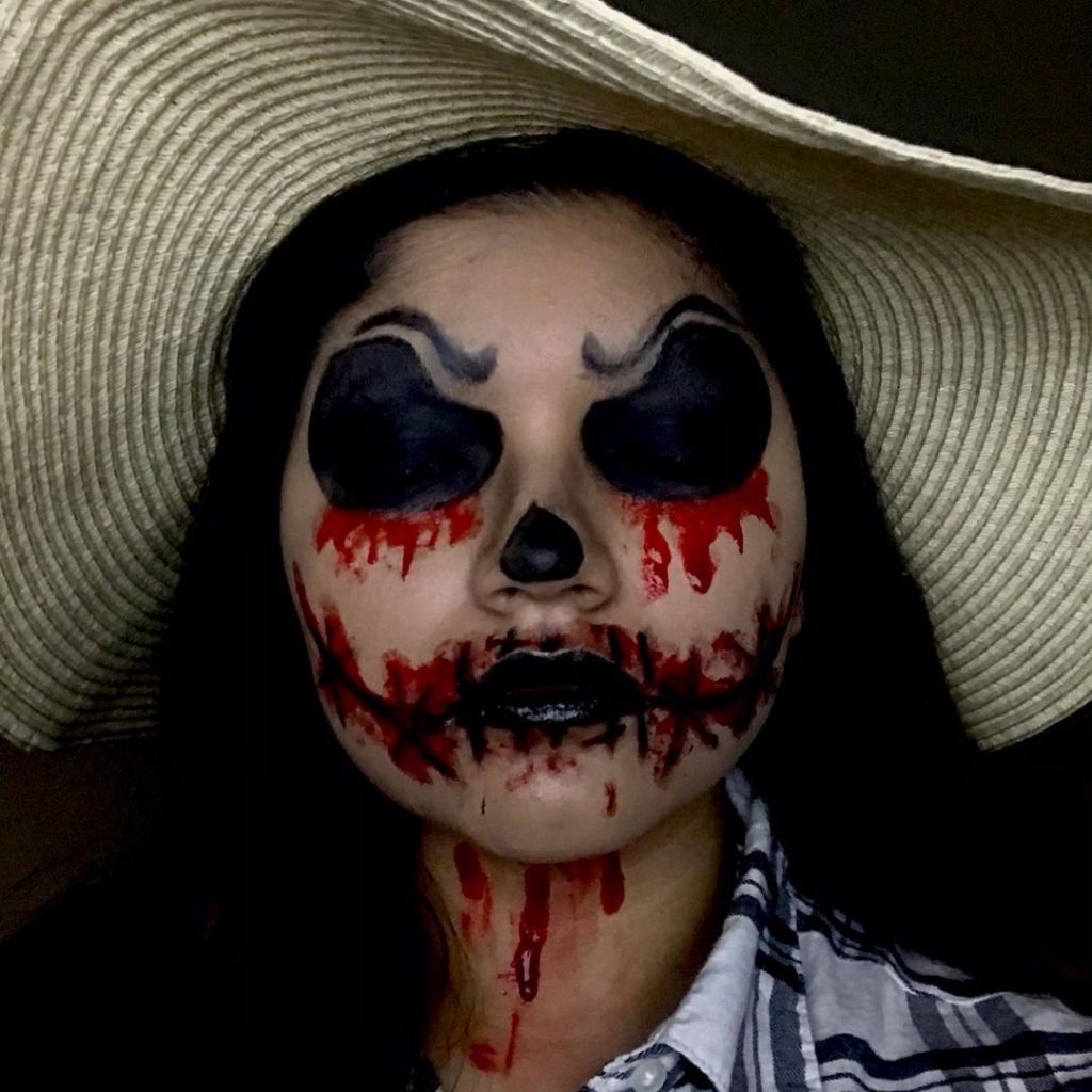 27 Scary Scarecrow Makeup Ideas for Women: Easy and Spooky Halloween ...