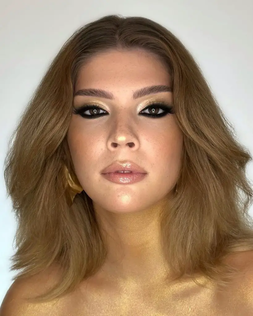 31 Stunning Gold Eye Makeup Looks - Perfect for Weddings, Prom, and ...
