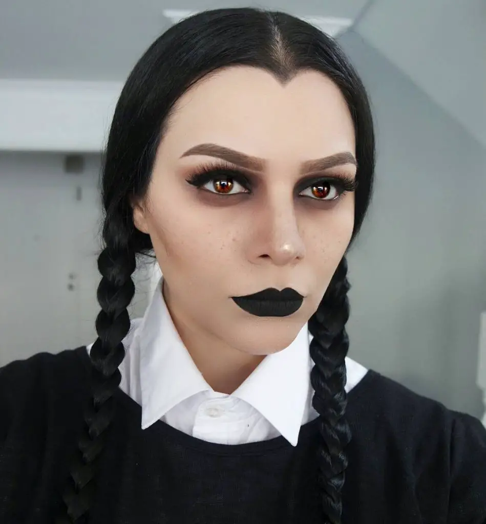 27 Easy Wednesday Addams Makeup Ideas: Tutorials and DIY Inspiration ...