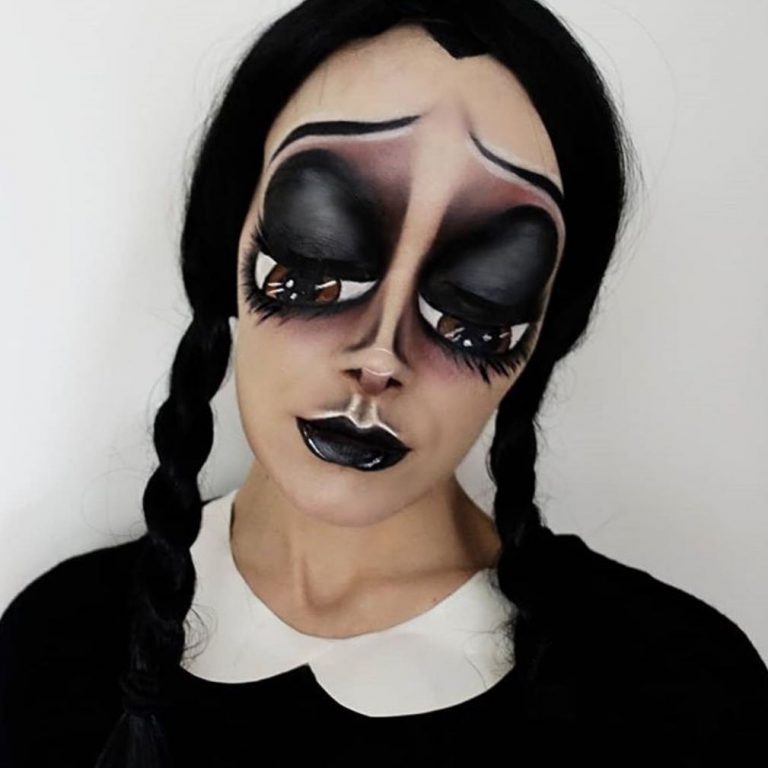 27 Easy Wednesday Addams Makeup Ideas: Tutorials and DIY Inspiration ...