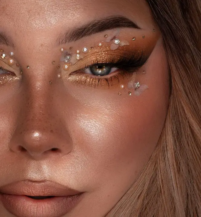 31 Stunning Gold Eye Makeup Looks - Perfect for Weddings, Prom, and ...
