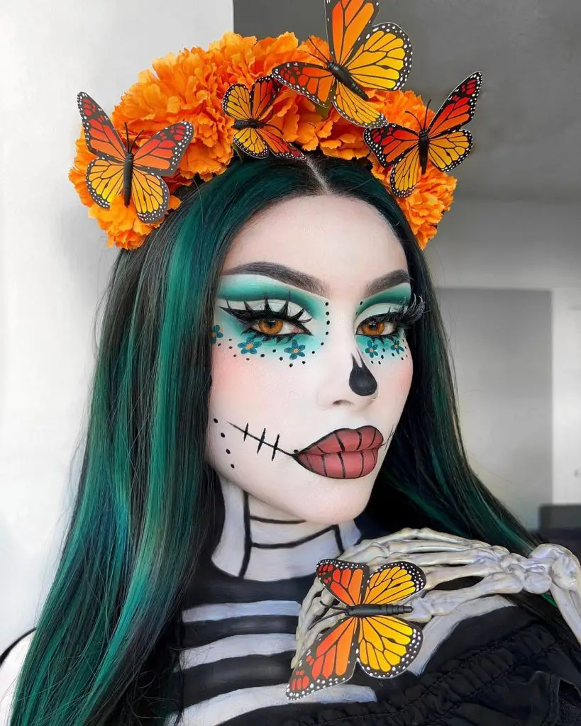 Catrina Makeup: 25 Stunning and Easy Ideas for a Mexican Halloween Look
