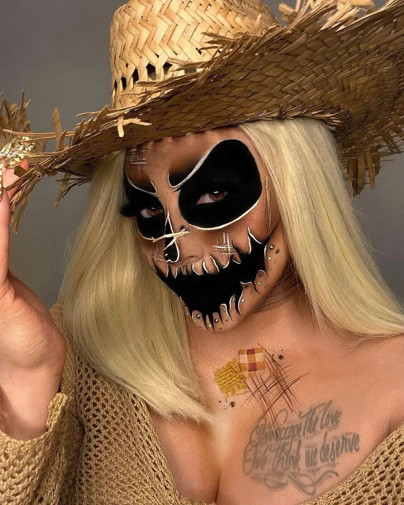 25 Scarecrow Makeup Ideas: Cute and Easy Halloween Looks for Women and Kids