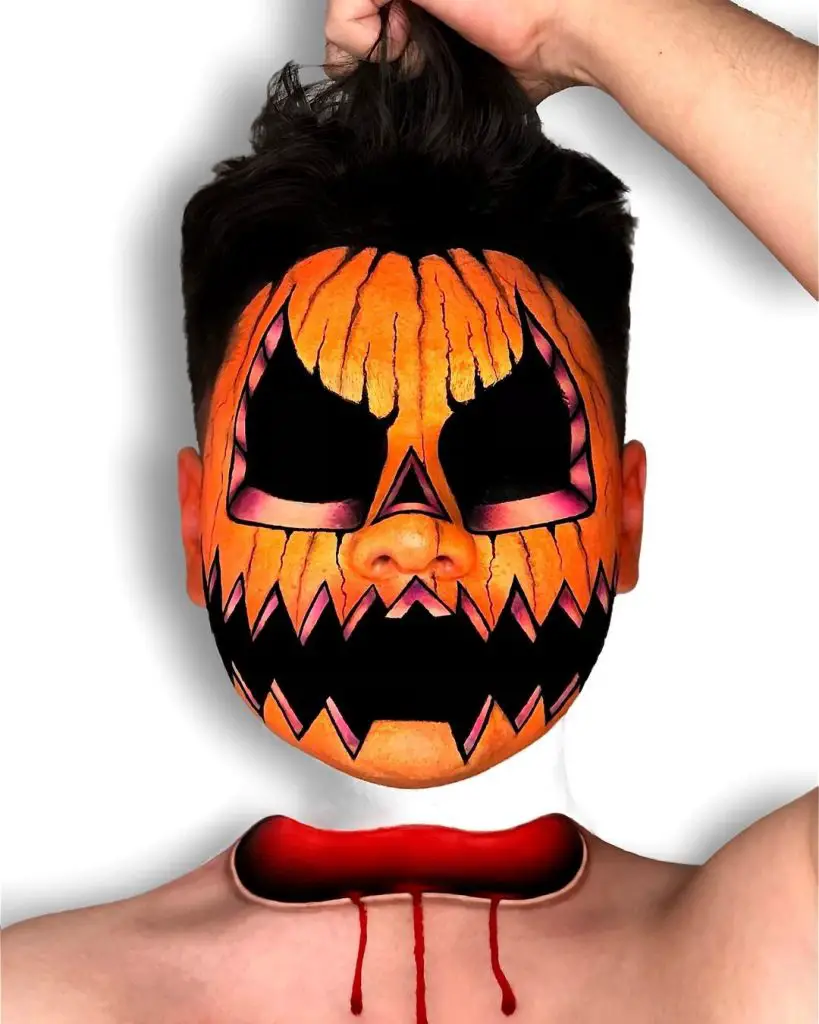 Pumpkin Head Makeup: 27 Creative and Easy Ideas for Halloween