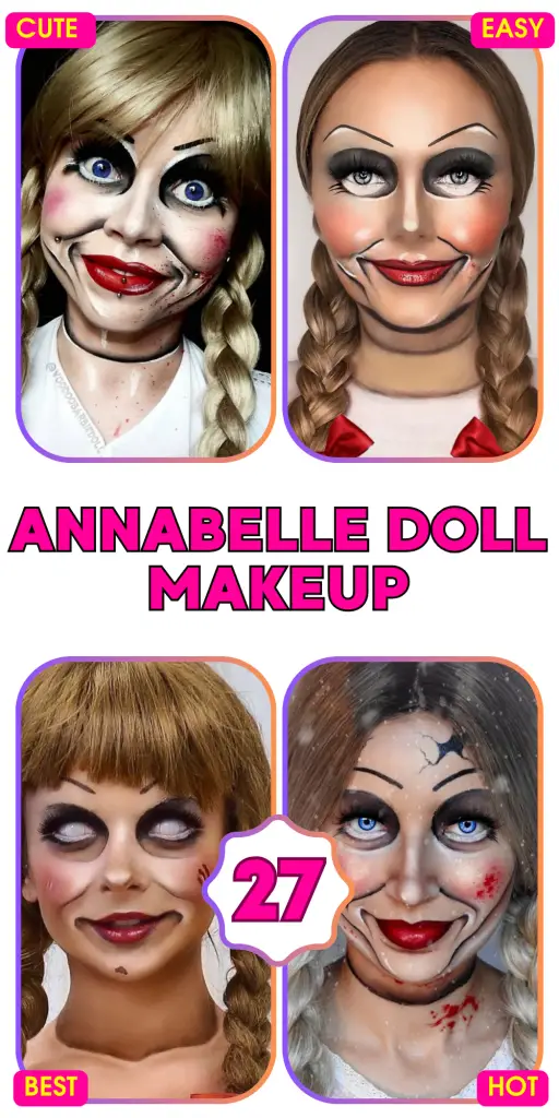 Annabelle Doll Makeup: 27 Easy and Spooky Ideas for a Unique Halloween Look