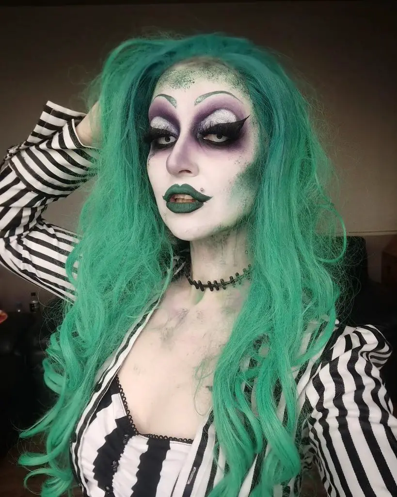 Beetlejuice Makeup: 25 Glam and Spooky Ideas for an Unforgettable ...