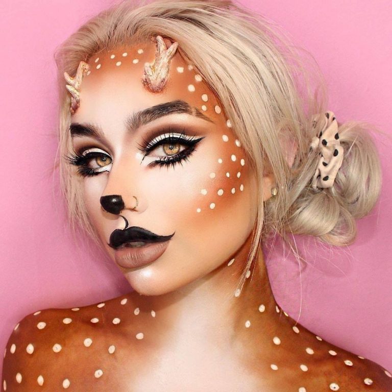 27 Creative Deer Makeup Ideas: Easy Halloween Tutorials and Aesthetic Looks