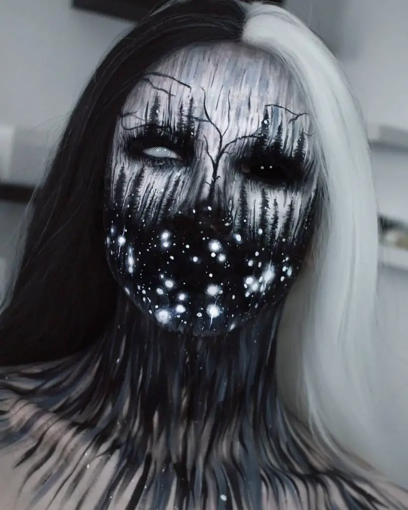 Terrifying Makeup: 27 Ideas for Halloween and Beyond