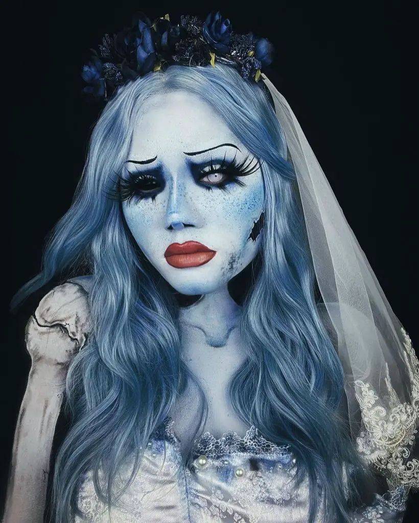 27 Easy Corpse Bride Makeup Ideas: Spooky and Creative Halloween Looks ...
