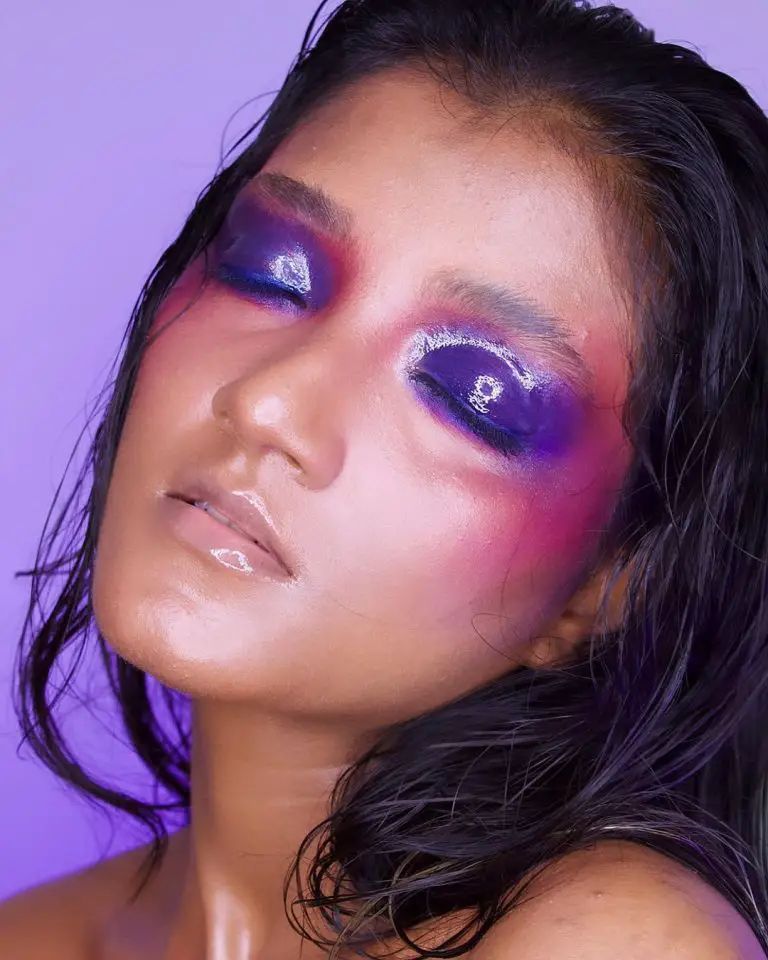 Wet Makeup: 27 Creative and Dewy Ideas for Natural and Editorial Looks