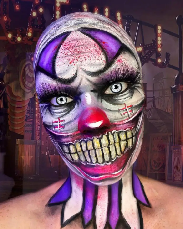 29 Scary Clown Makeup Ideas: Easy and Creative Halloween Tutorials for ...