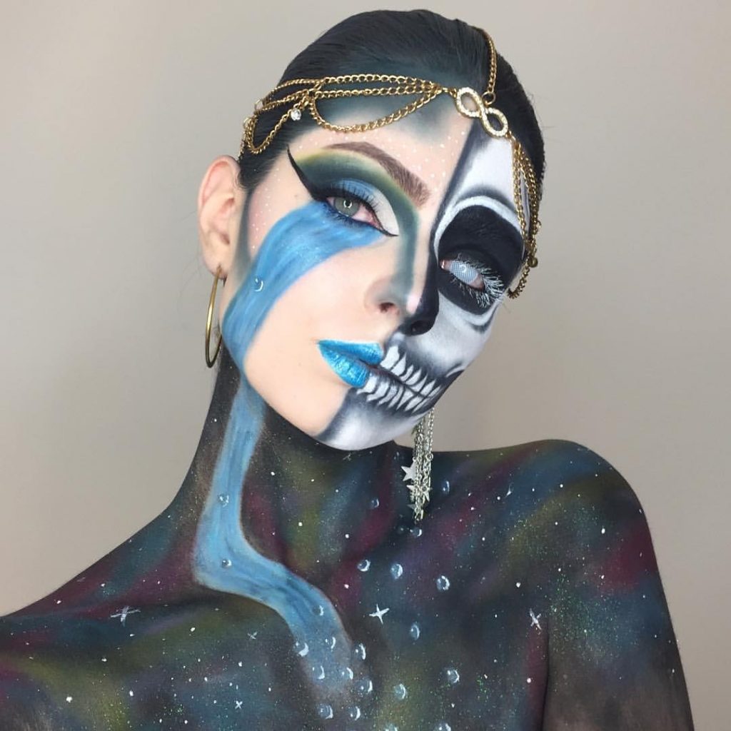 27 Death Makeup Ideas: Trendy, Easy Halloween Looks for Women and More