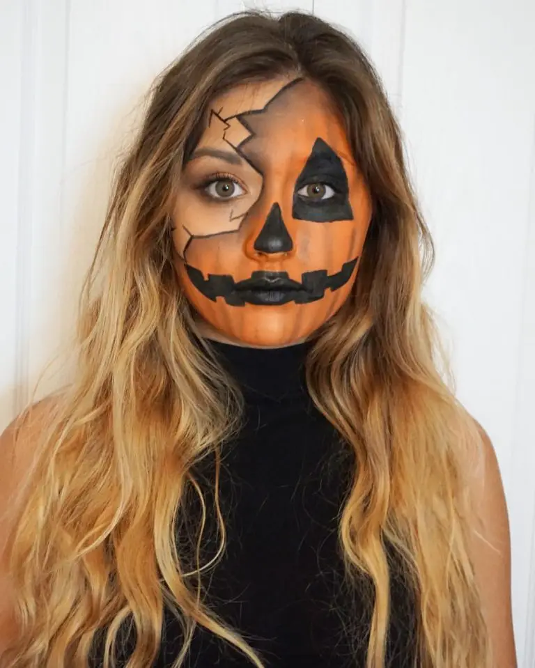 Pumpkin Head Makeup: 27 Creative and Easy Ideas for Halloween