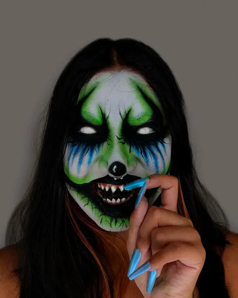 29 Scary Clown Makeup Ideas: Easy and Creative Halloween Tutorials for ...