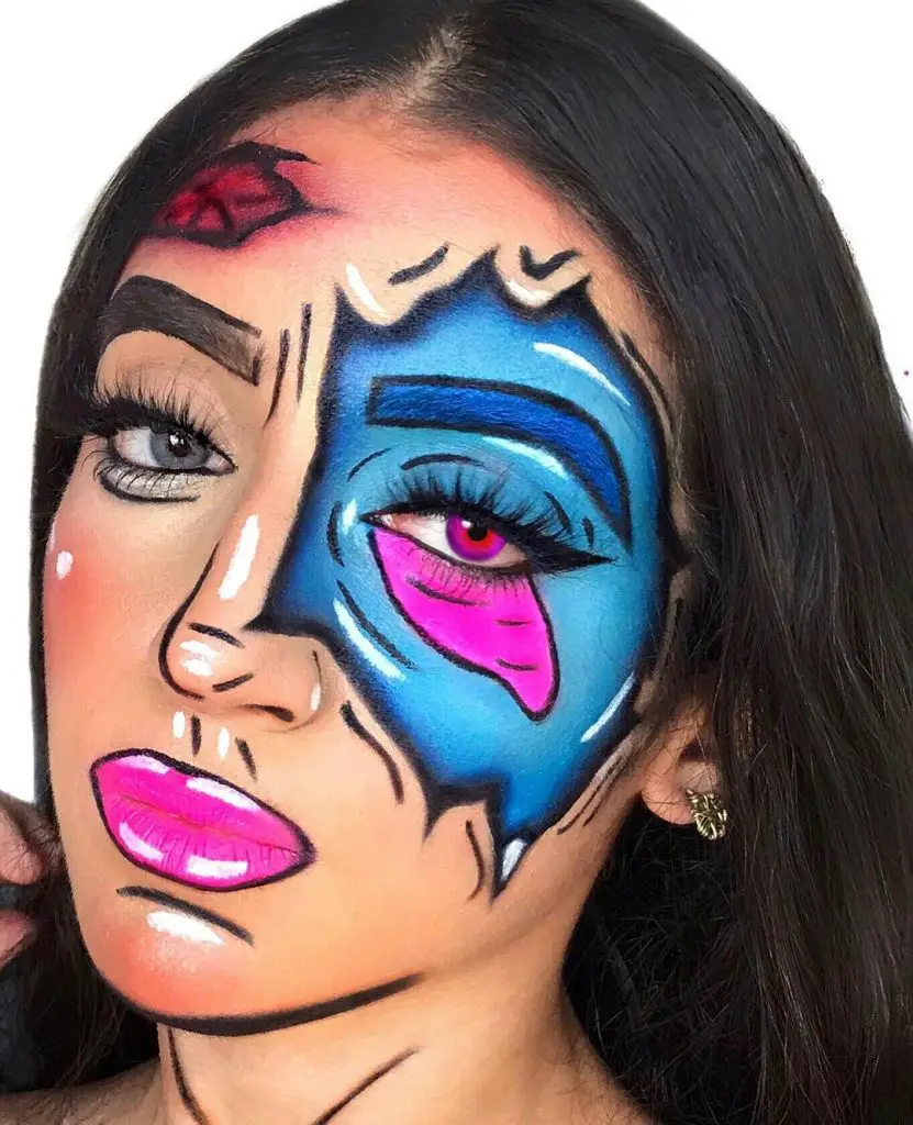 29 Pop Art Makeup Ideas: Easy and Creative Comic-Inspired Looks for ...