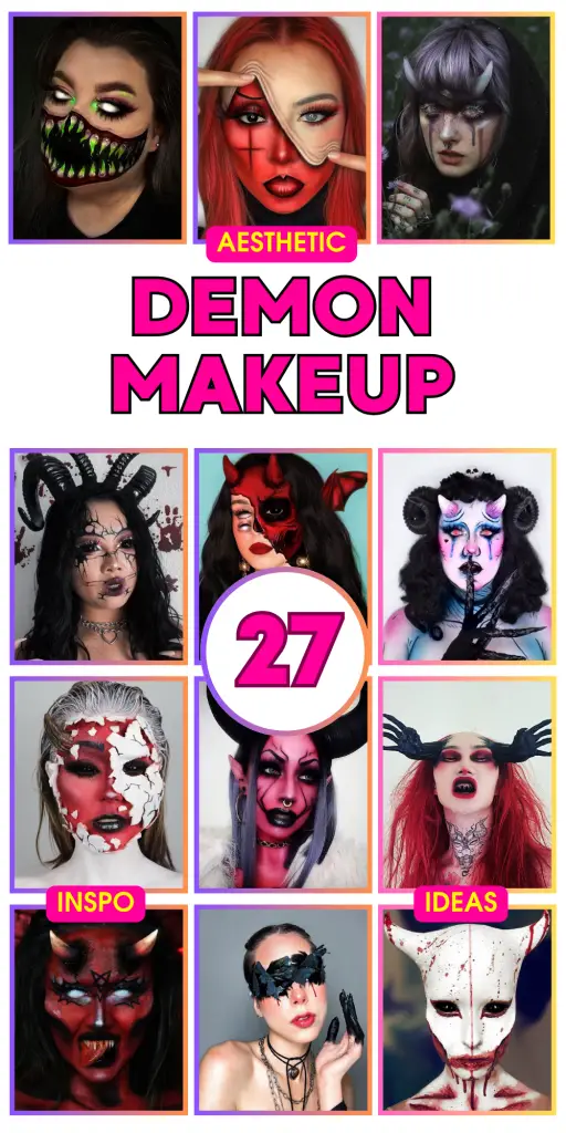 27 Sinister Demon Makeup Ideas: Dark and Easy Looks for Halloween