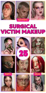 25 Scary Surgical Victim Makeup Ideas for Halloween - Creative and ...