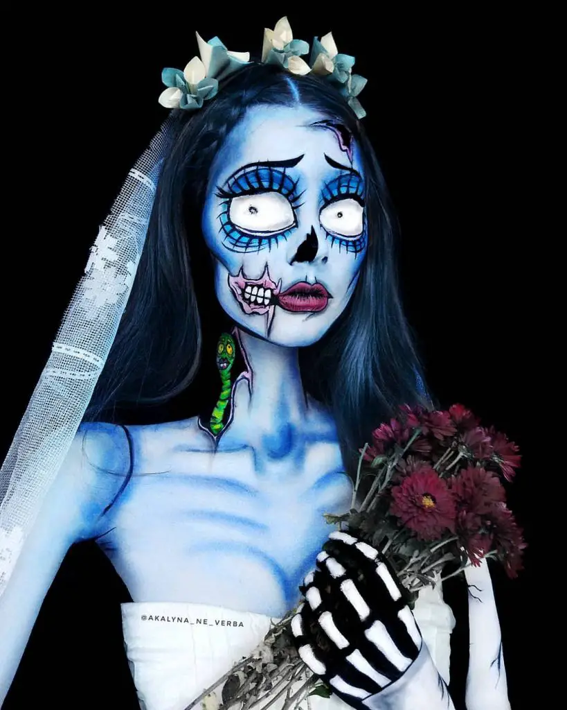 27 Easy Corpse Bride Makeup Ideas: Spooky and Creative Halloween Looks ...