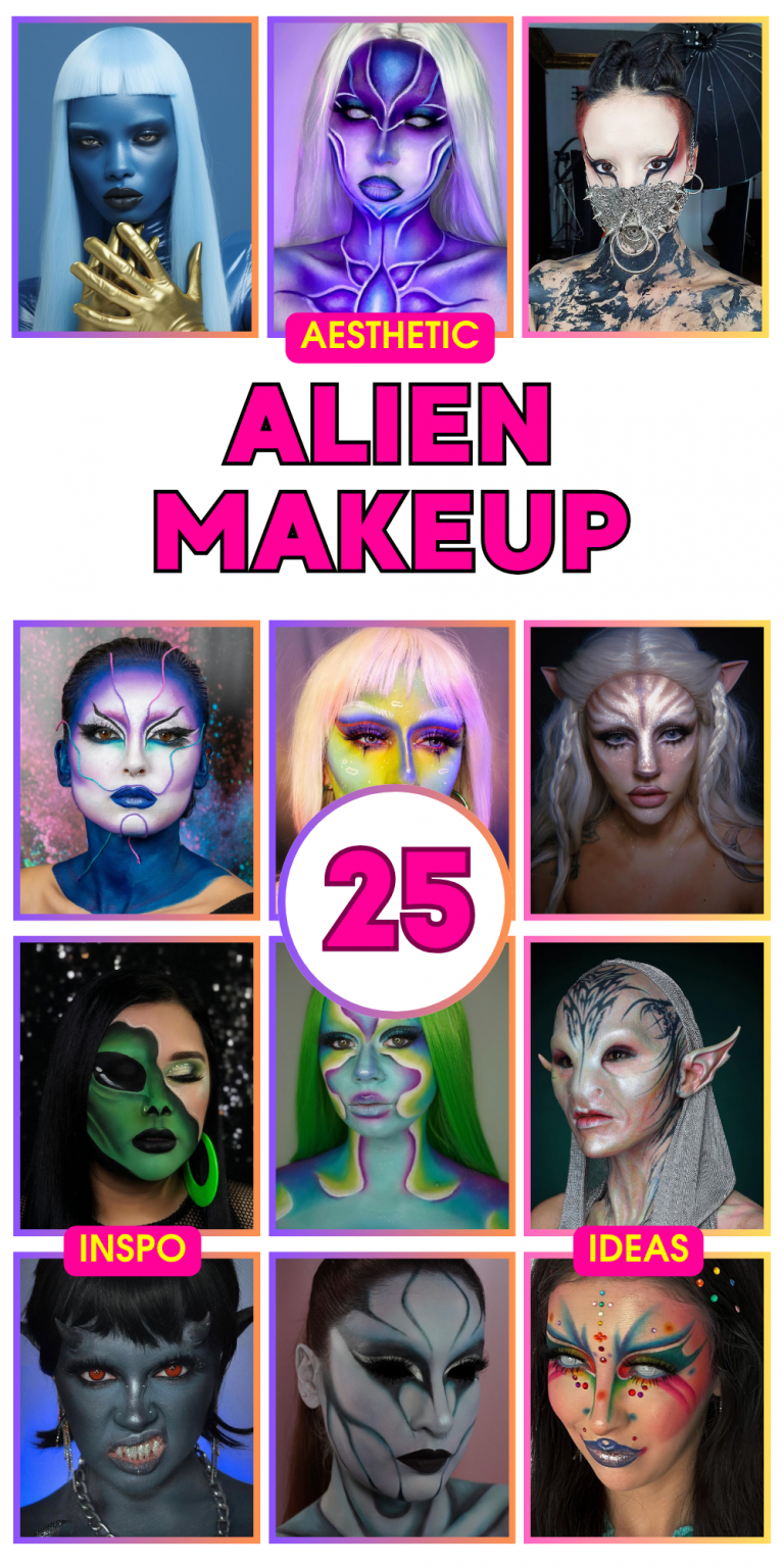 25 Alien Makeup Ideas: Futuristic, Easy, and Artistic Looks for ...