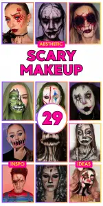 29 Scary Makeup Ideas - Easy Tutorials for Halloween Looks, SFX, and More